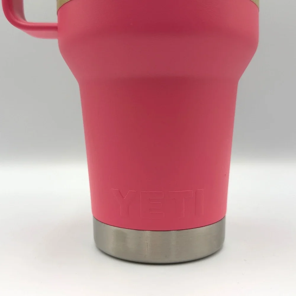 Yeti | Dining | Yeti Rambler Mug 35 Oz Tropical Pink New Straw Lid ...